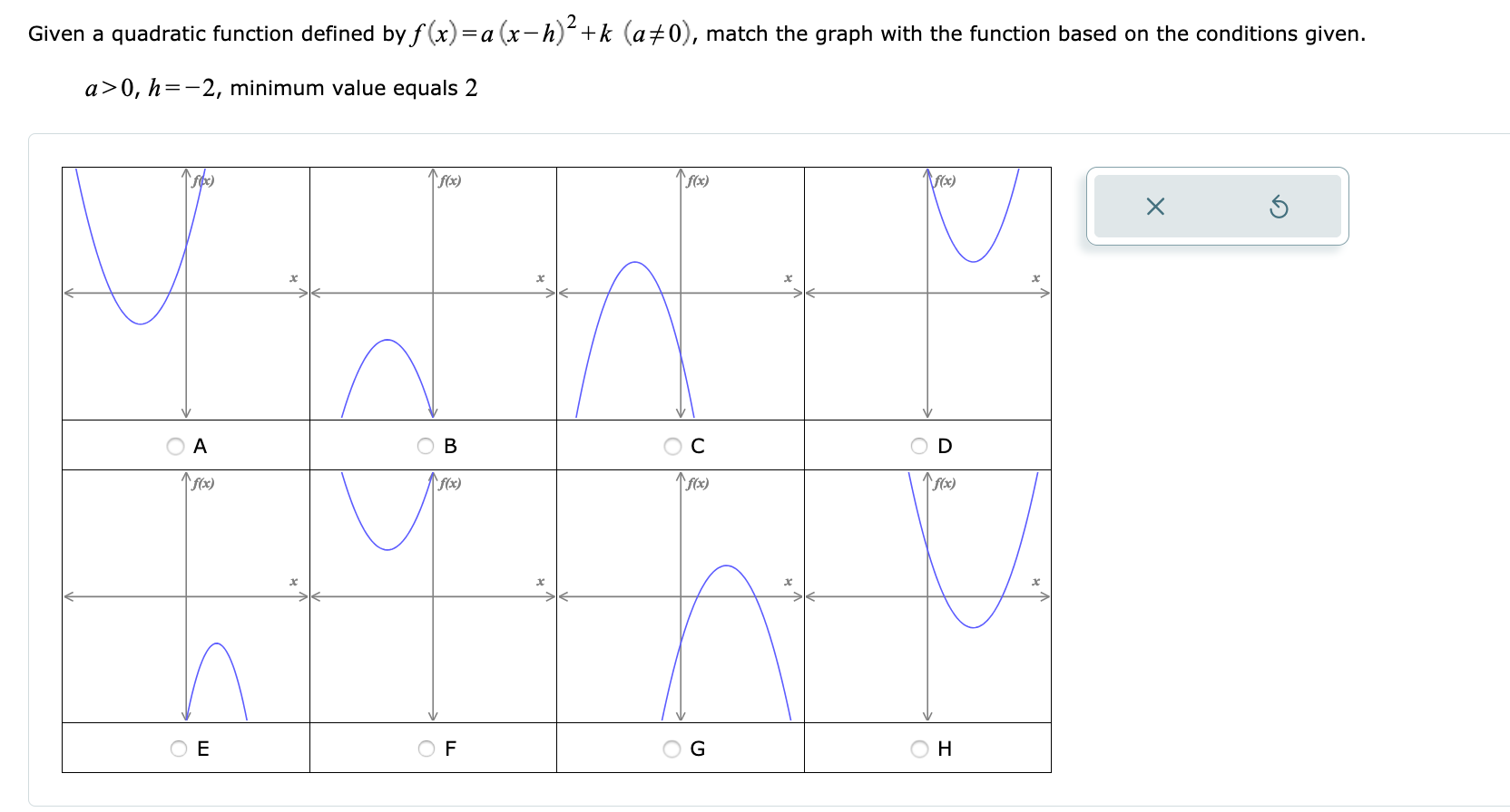 Solved Given a quadratic function defined by f(x) =a | Chegg.com