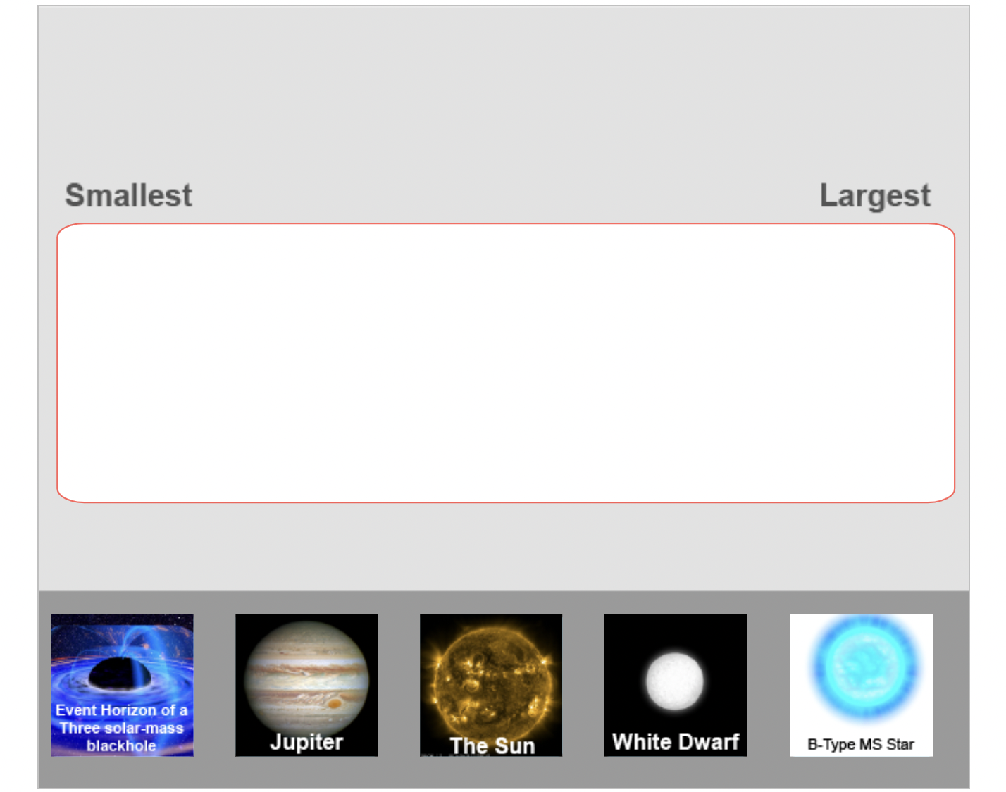 Solved Arrange the astronomical objects in order of size, | Chegg.com