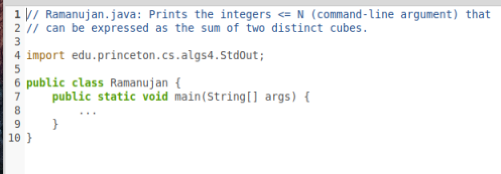 Solved Problem 2. (Ramanujan's Taxi) Srinivasa Ramanujan was | Chegg.com Solved Problem 2. (Ramanujan's Taxi) Srinivasa Ramanujan was | Chegg.com
