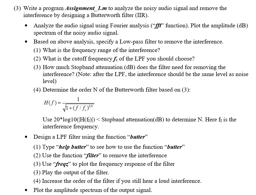 (1) Audio signal r(n). Audio signal in Matlab is | Chegg.com