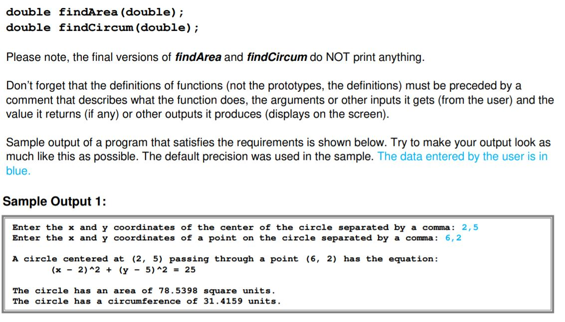 Write a modular program that finds the equation, | Chegg.com