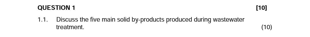 Solved QUESTION 1 [10] 1.1. Discuss the five main solid | Chegg.com