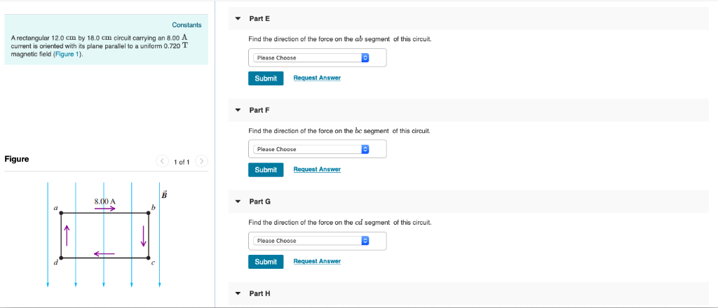 Solved Constants Part A A rectangular 12.0 cm by 18.0 cm | Chegg.com