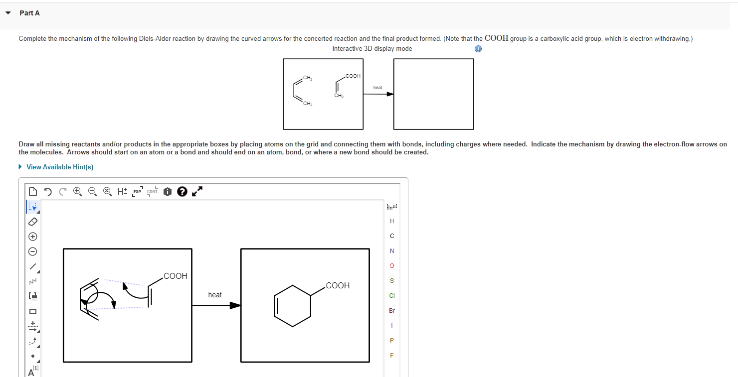 Solved Part A Complete the mechanism of the following | Chegg.com