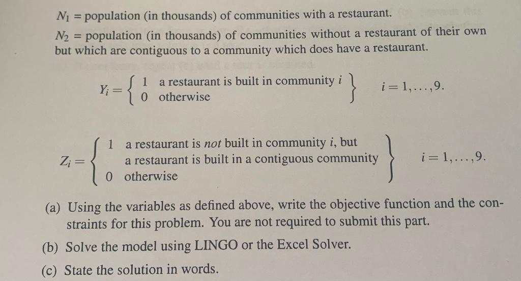 4. (25 marks) There are nine communities located | Chegg.com