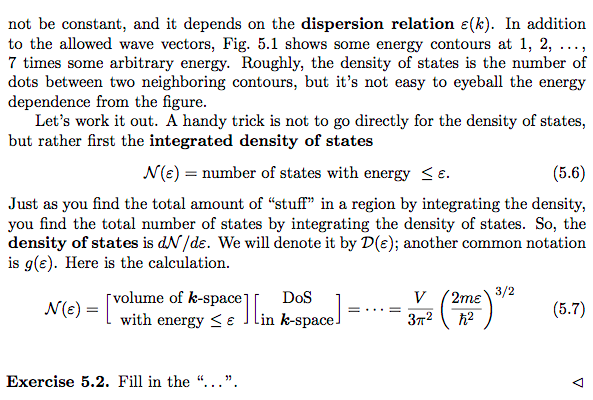 Solved 2. Density of States (DoS) The situation we've just | Chegg.com