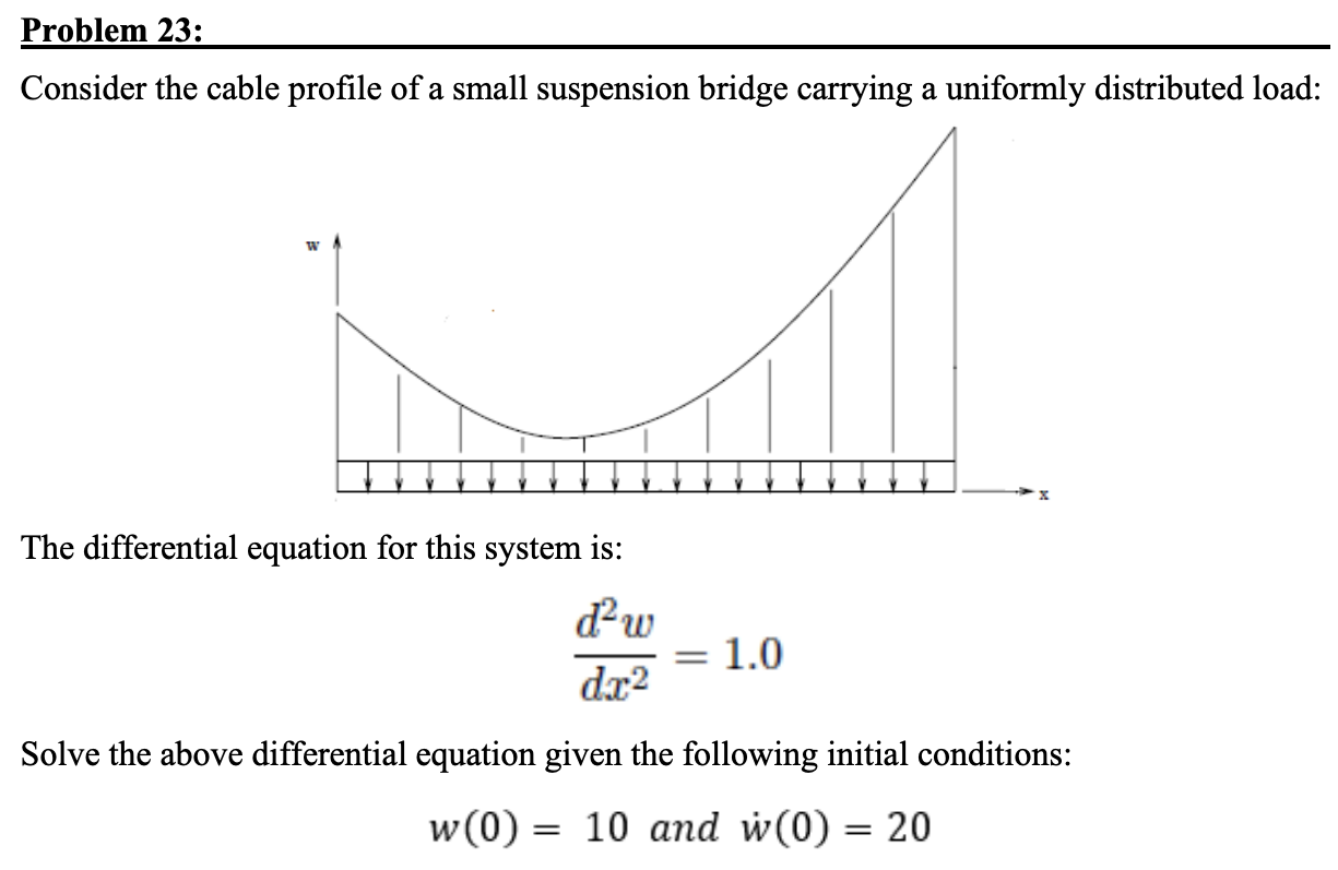 Solved Problem 23: Use MATLAB to solve the | Chegg.com