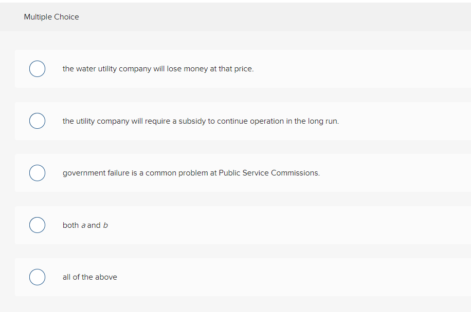 Solved A municipal water utility employs quasi-fixed capital | Chegg.com