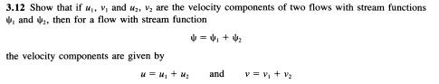 4.4 Determine the velocity potential and stream | Chegg.com
