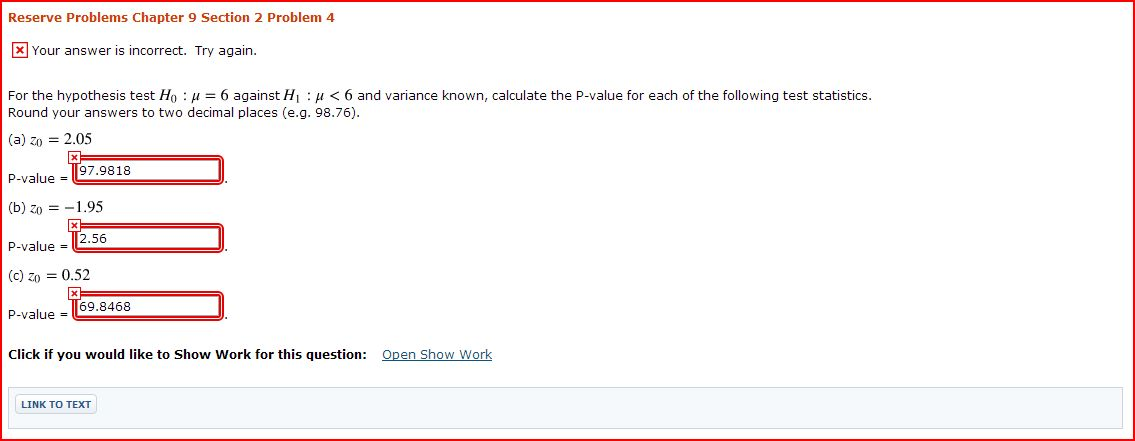 Solved Reserve Problems Chapter 9 Section 2 Problem 4 x Your | Chegg.com