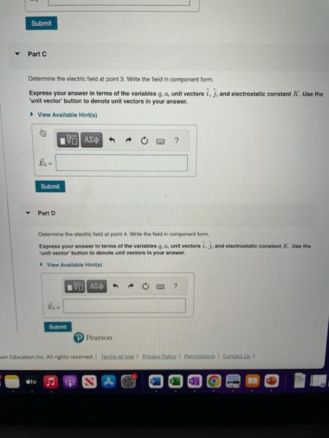 Solved Charges −q and +2q in (Figure 1) are located at | Chegg.com