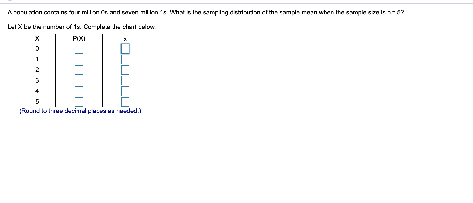 Solved A population contains four million Os and seven | Chegg.com