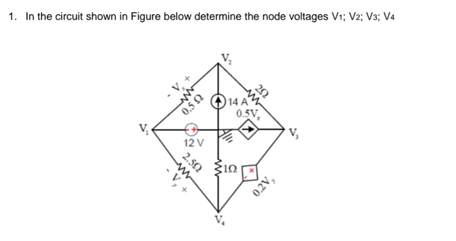Solved by an EXPERT In ﻿the circuit shown in ﻿Figure below determine the | Chegg.com