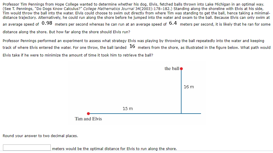 Solved Professor Tim Pennings from Hope College wanted to | Chegg.com