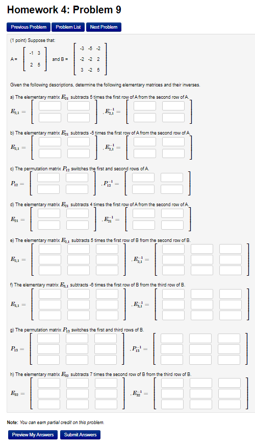 Solved Homework 4: Problem 9 Previous Problem Problem List | Chegg.com