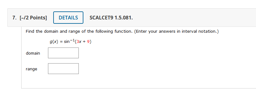Solved Find The Domain And Range Of The Following Function 6497