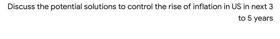 Solved Discuss the potential solutions to control the rise | Chegg.com