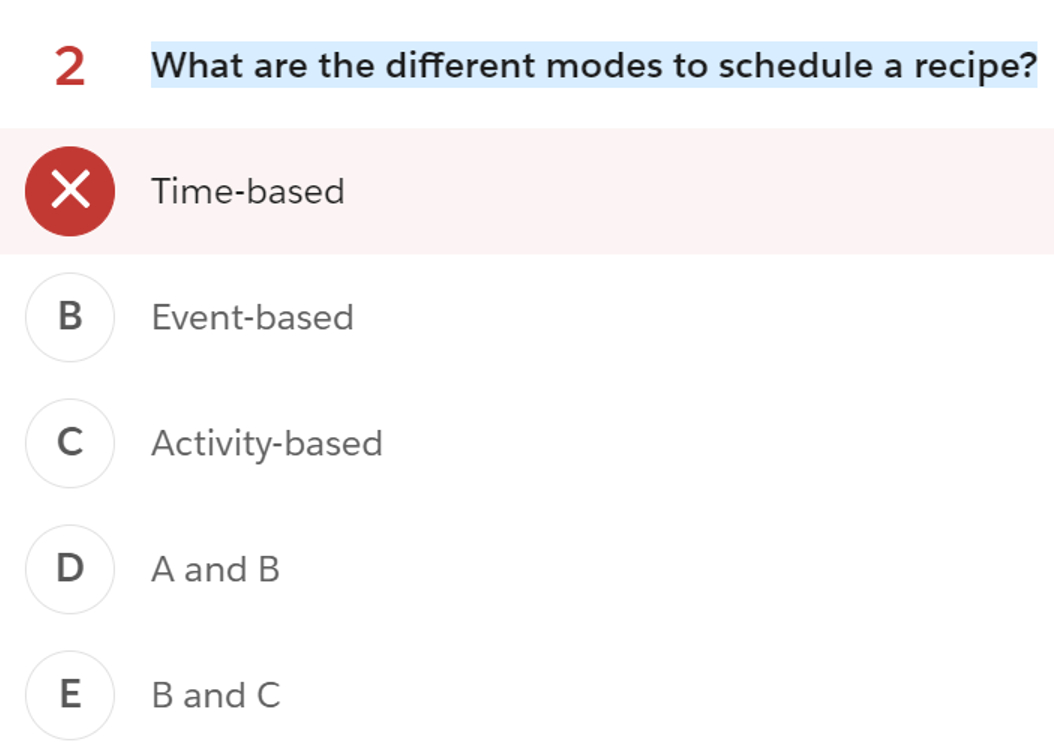 Solved 2 ﻿What are the different modes to schedule a | Chegg.com