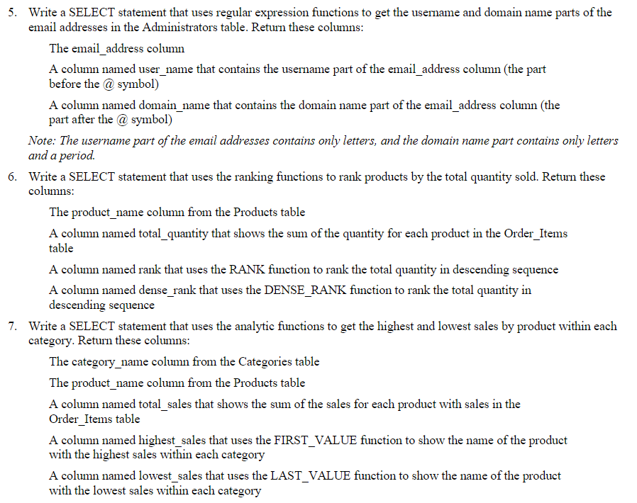 Solved Table structure: administrators = admin_id, | Chegg.com