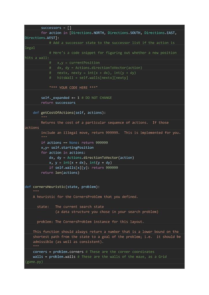 Solved N.B this is a pacman game sample program in | Chegg.com