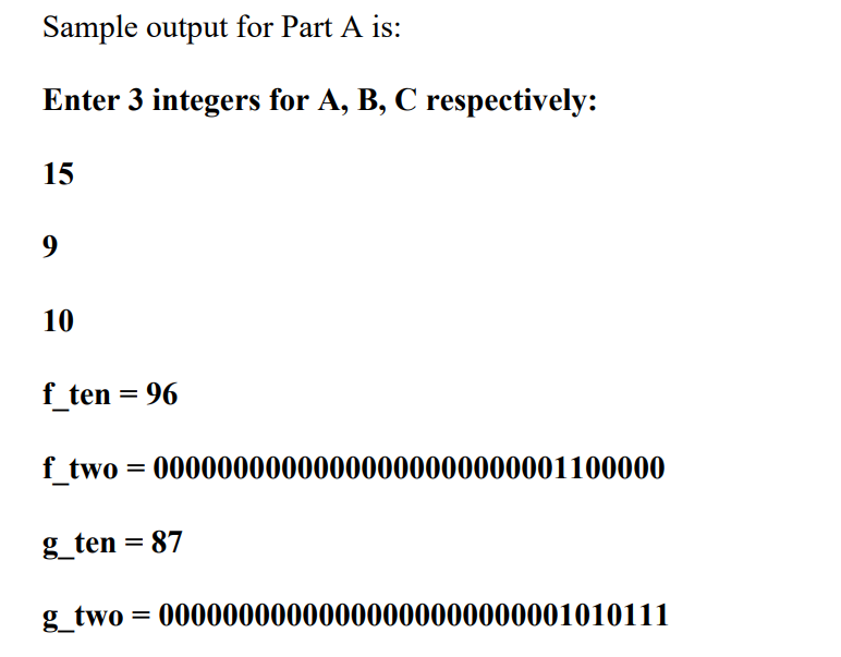 Solved Code for Expression Evaluation and Then print it's | Chegg.com