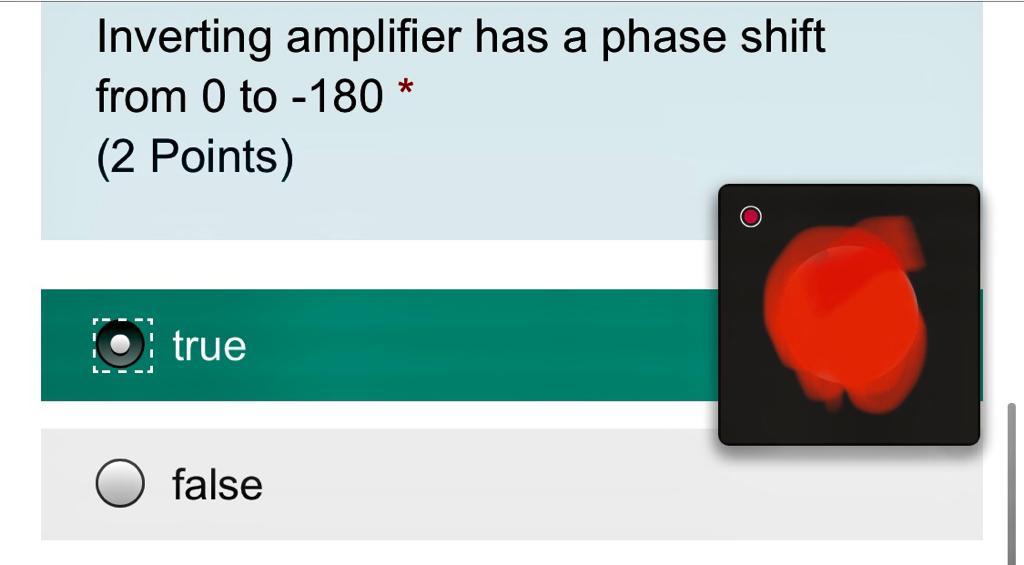 Solved Inverting amplifier has a phase shift from 0 to -180 | Chegg.com