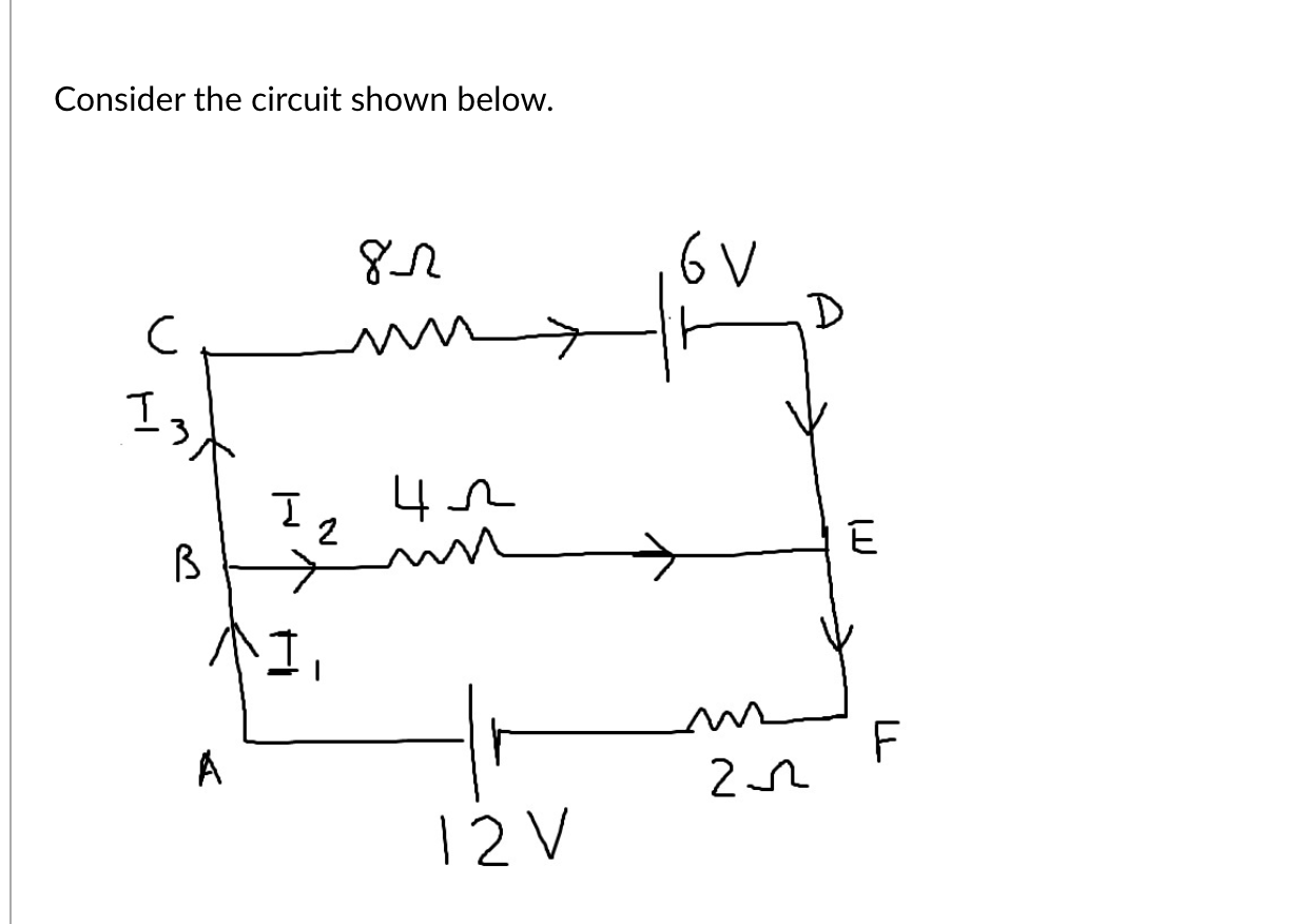 Solved A) Write the junction rule for junction B. B) Write | Chegg.com