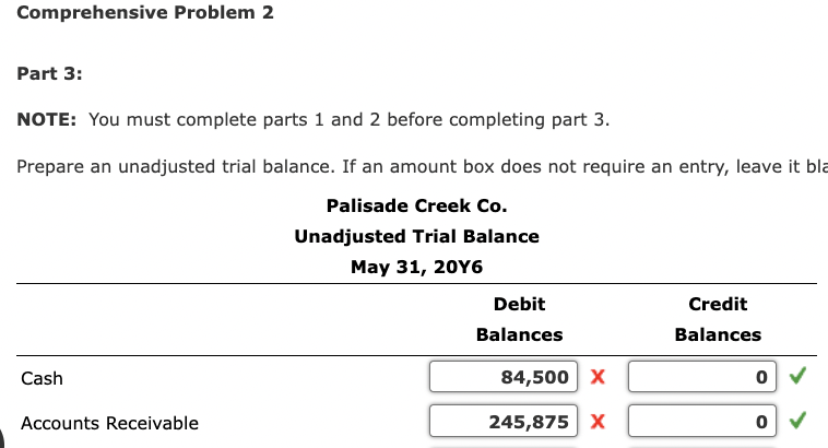 Comprehensive Problem 2 Part 3: NOTE: You must | Chegg.com Comprehensive Problem 2 Part 3: NOTE: You must | Chegg.com