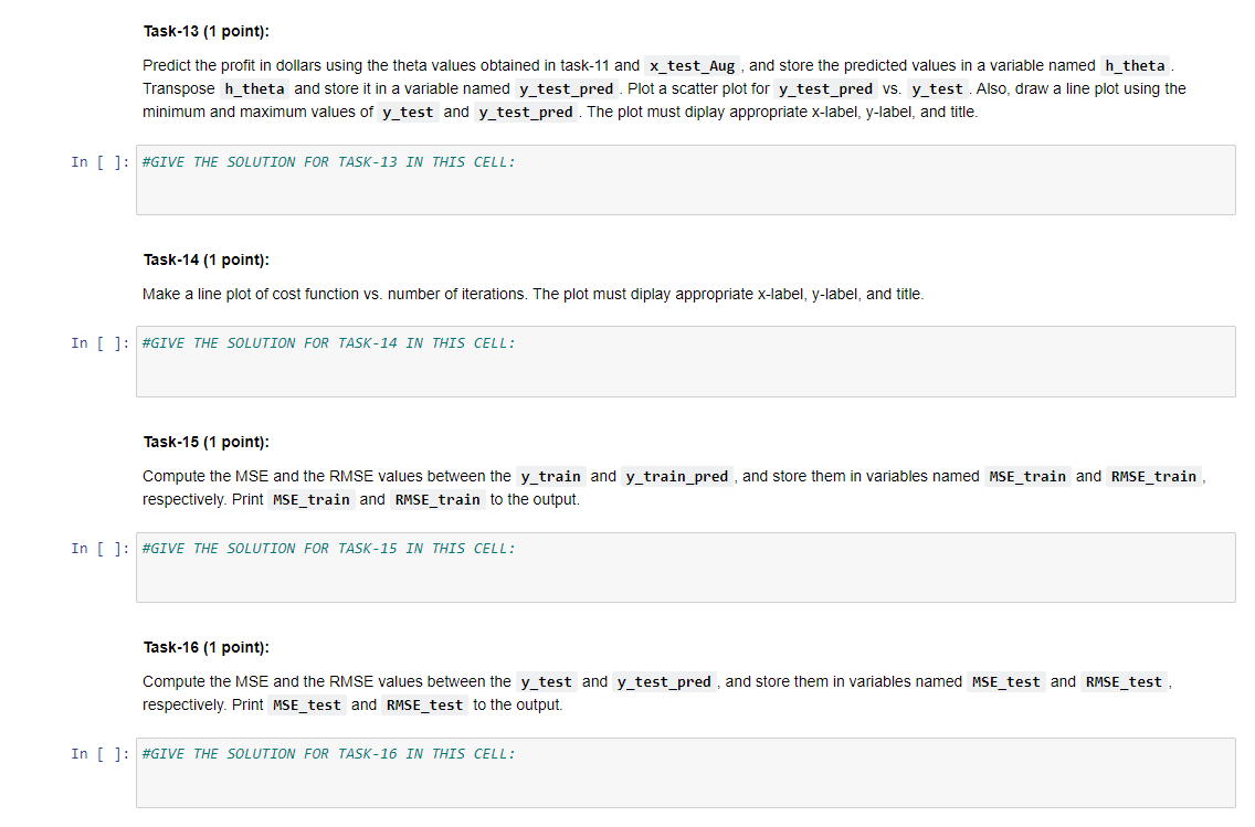 Solved Problem 3: Task 13 - Task 16 (one problem | Chegg.com