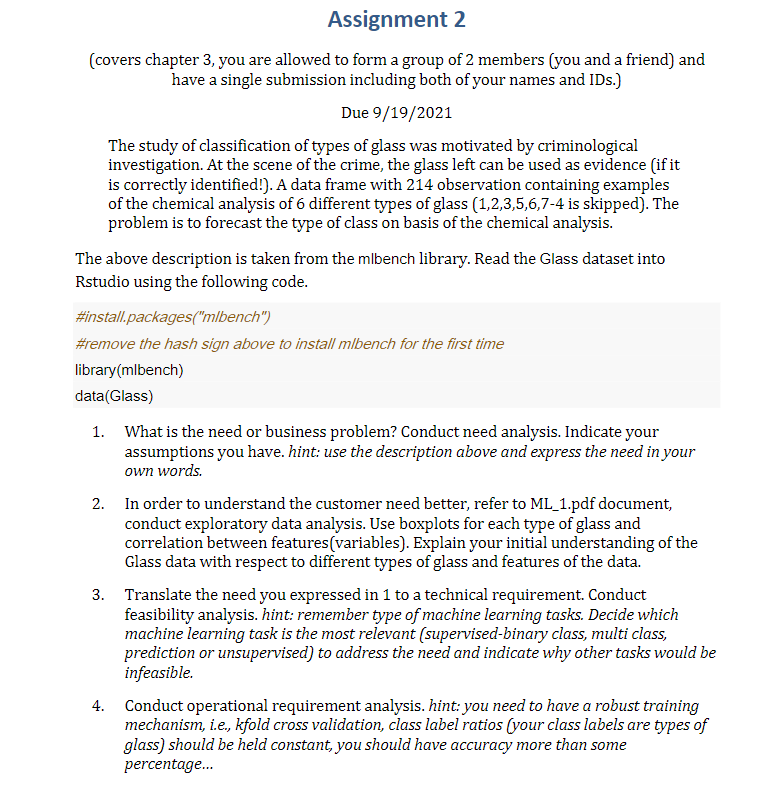 Solved Assignment 2 (covers chapter 3, you are allowed to | Chegg.com