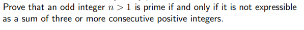 Solved Prove that an odd integer n > 1 is prime if and only | Chegg.com