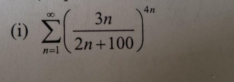 Solved ) 2.2n+100) n=1 | Chegg.com