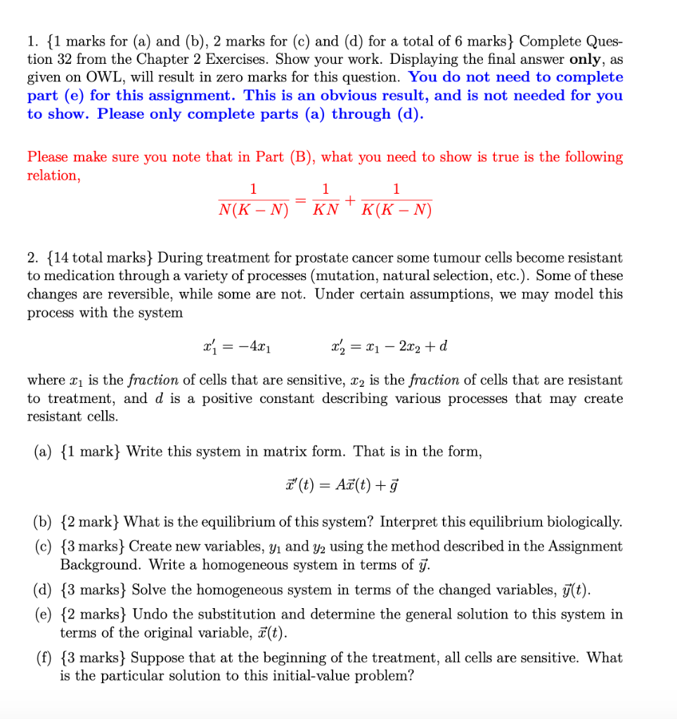 Solved Assignment Coverage: Section 2.4 through 2.6 | Chegg.com