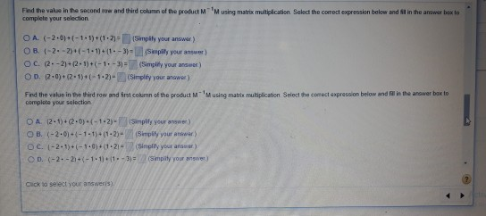 Solved Given M. find M and show that M M-I 1 -2 0 2 -3 2 | Chegg.com