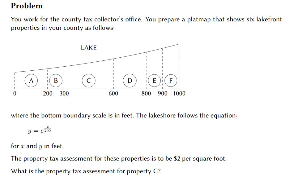 Solved Problem You work for the county tax collector's | Chegg.com