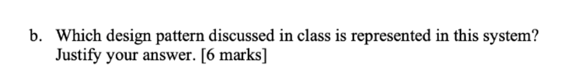 Solved 34. Consider the following class diagram. [14 marks | Chegg.com