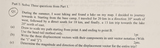 Solved Part 1: Solve Three questions from Part 1. Q1. During | Chegg.com
