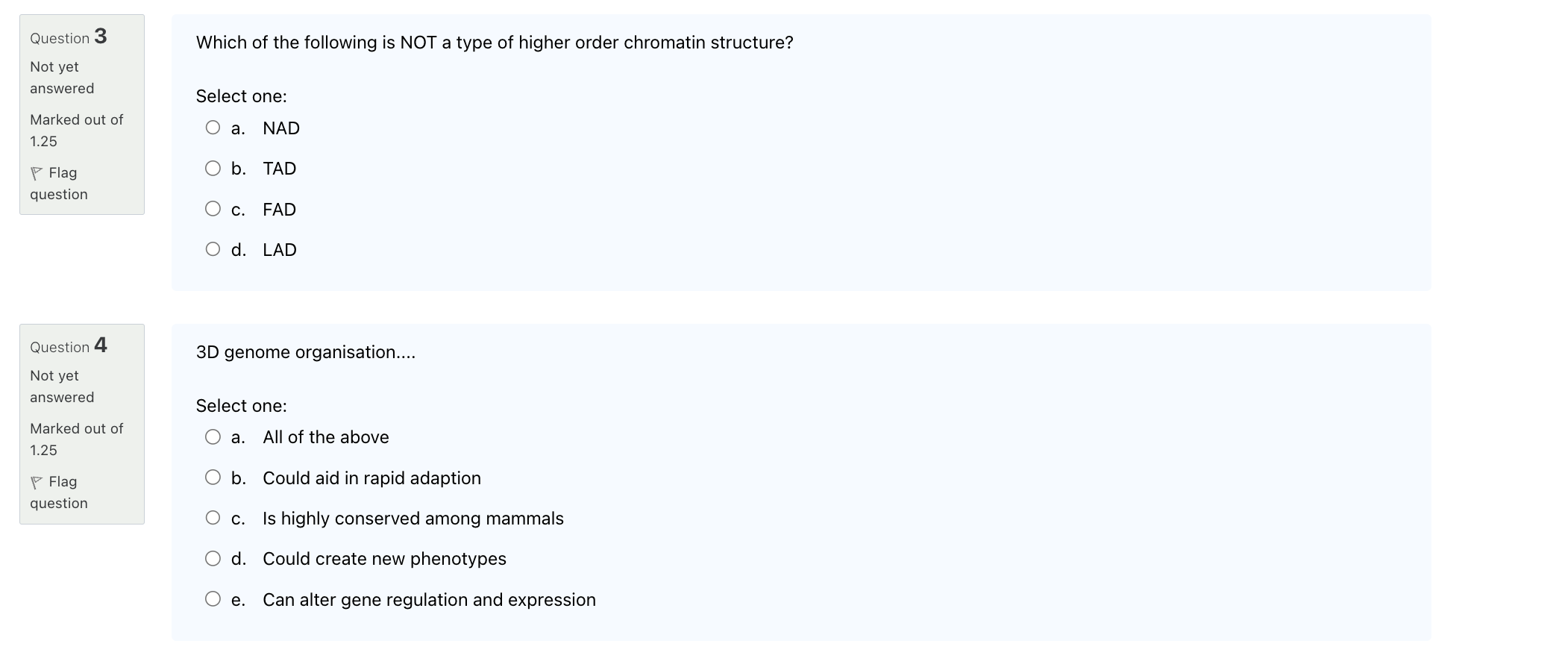 Solved Which of the following is NOT a type of higher order | Chegg.com
