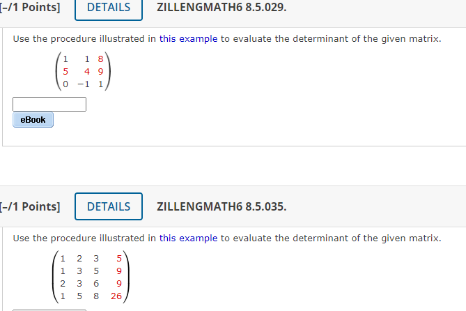 Solved [-/1 Points] DETAILS ZILLENGMATH6 8.5.029. Use the | Chegg.com