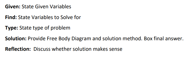 Solved Given: State Given Variables Find: State Variables to | Chegg.com