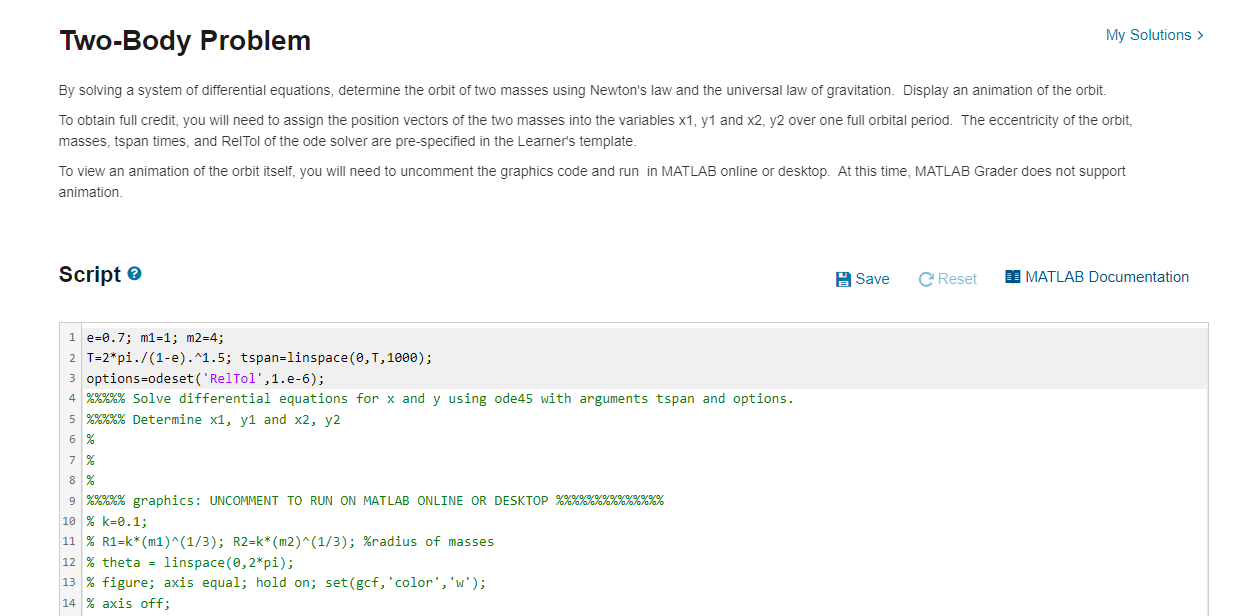 TWO-50Qy Proplen By solving a system of differential | Chegg.com