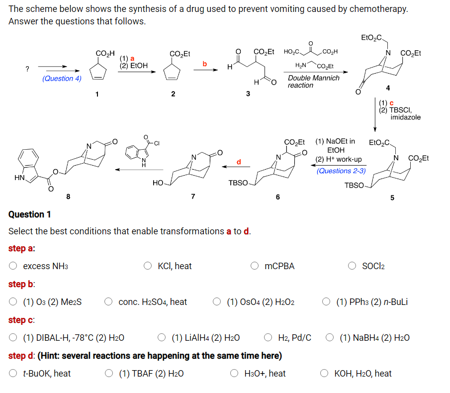 Solved N The scheme below shows the synthesis of a drug used | Chegg.com