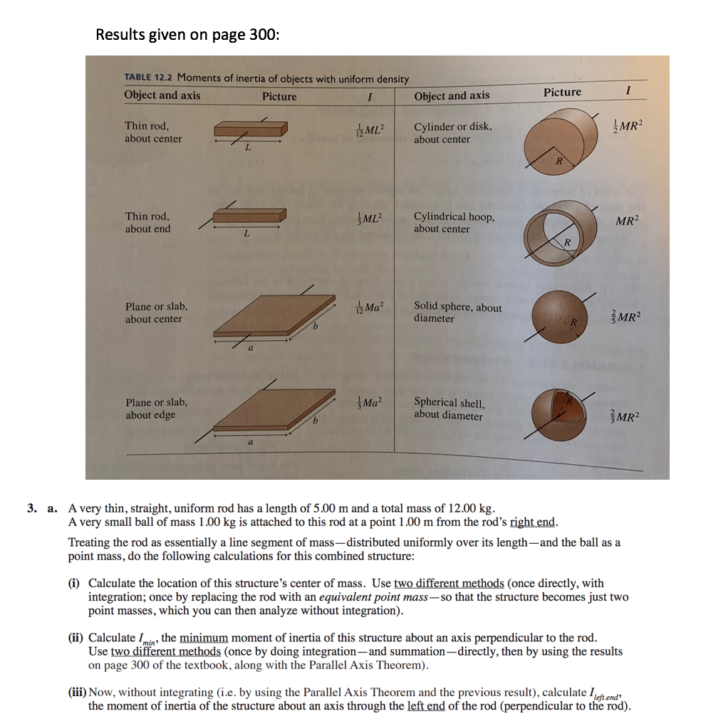 Solved Results given on page 300: TABLE 12.2 Moments of | Chegg.com