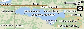Solved While basking on Seba beach of Wabamun lake (west of | Chegg.com