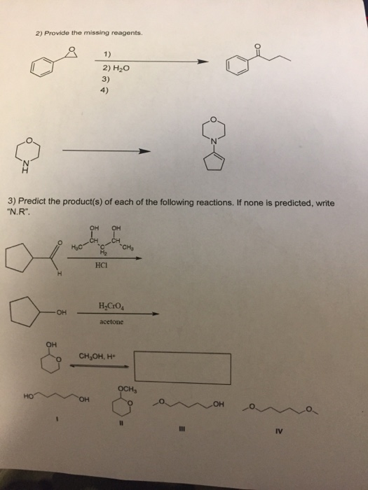 Solved Chapter 19 Worksheet 1) Complete the reaction tree. | Chegg.com