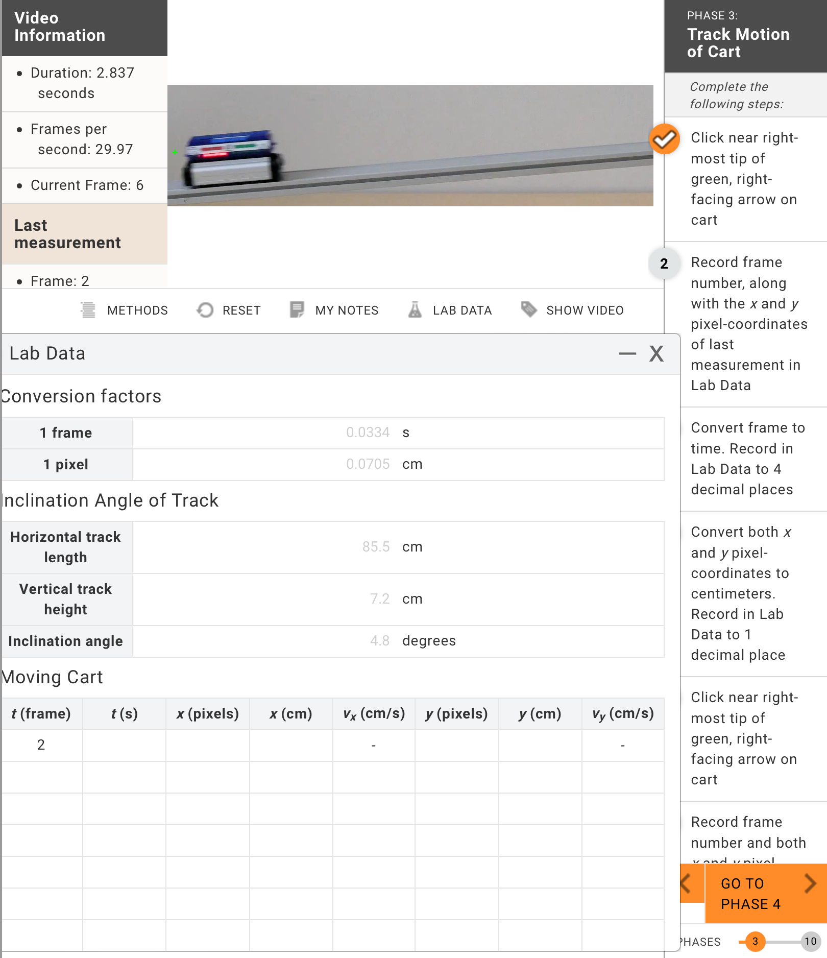 VideoInformationDuration: 2.837secondsFrames per | Chegg.com
