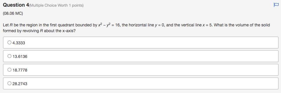 Solved Question 4 Multiple Choice Worth 1 points) (08.07 MC) | Chegg.com