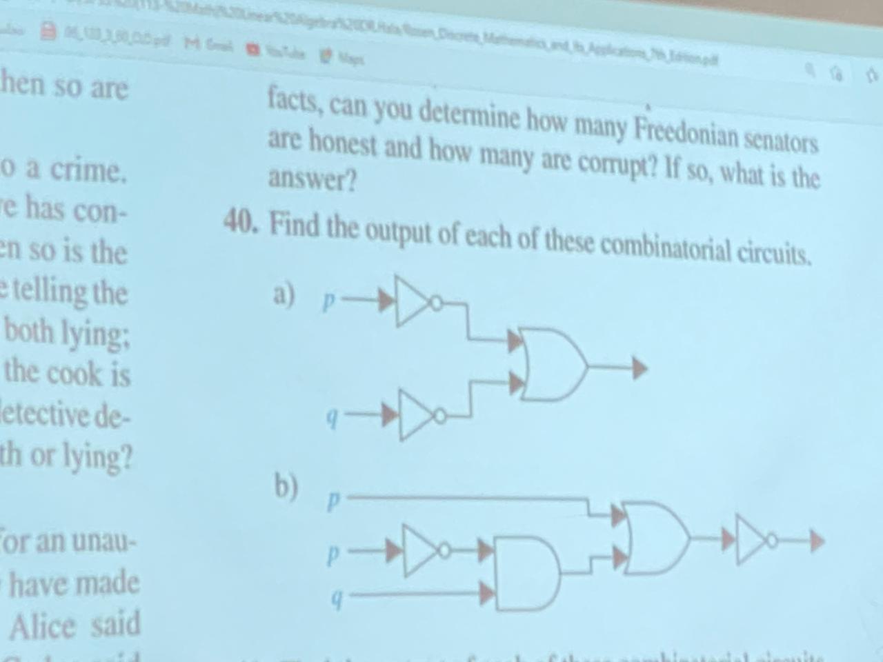 Solved facts, can you determine how many Freedonian senators | Chegg.com