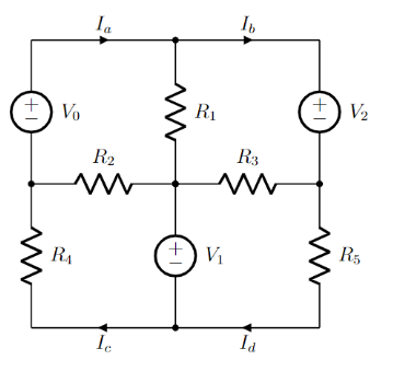 Solved Given: V0 = 10 volts, V1 = 4 volts, V2 = 10 volts, | Chegg.com