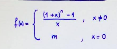 Solved What is the value of m that makes the function | Chegg.com